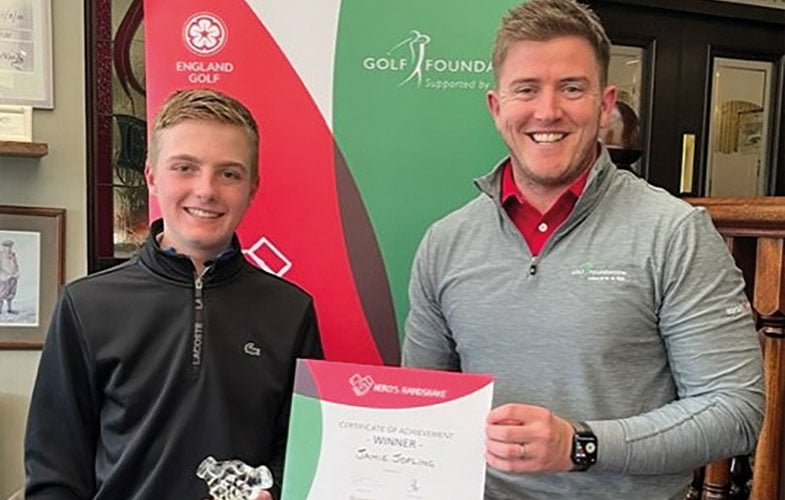 Jamie earns his Hero's Handshake - Northern Golfer