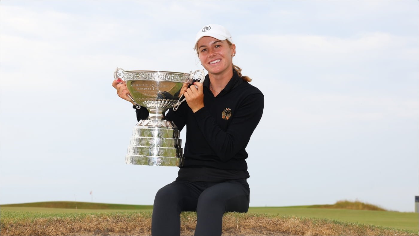 Germany’s Chiara Horder wins the Women’s Amateur Championship at Prince ...