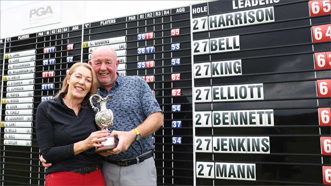 John Harrison and Viv Hutchinson win PGA Super 60s at Matfen Hall ...