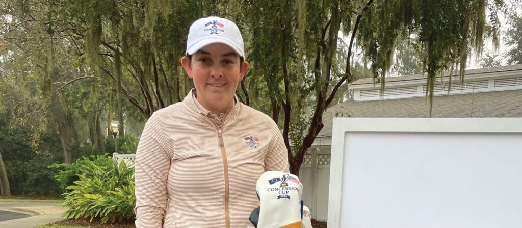 Jess Hall makes European debut in the Concession Cup