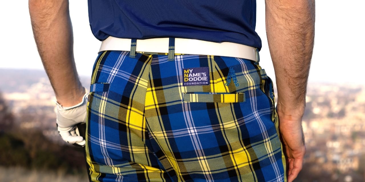 Tartan golfwear launched to support My Name’5 Doddie Foundation