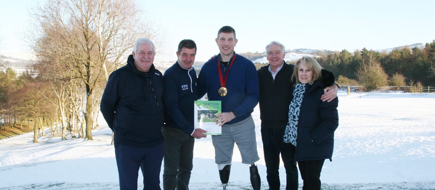 Paralympian awarded honorary membership at Skipton