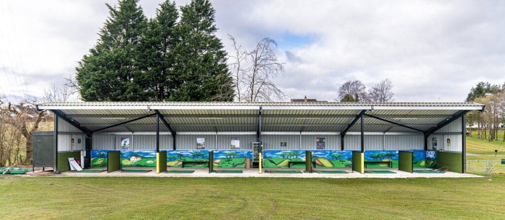 Bentham Golf Course driving range gets colourful makeover