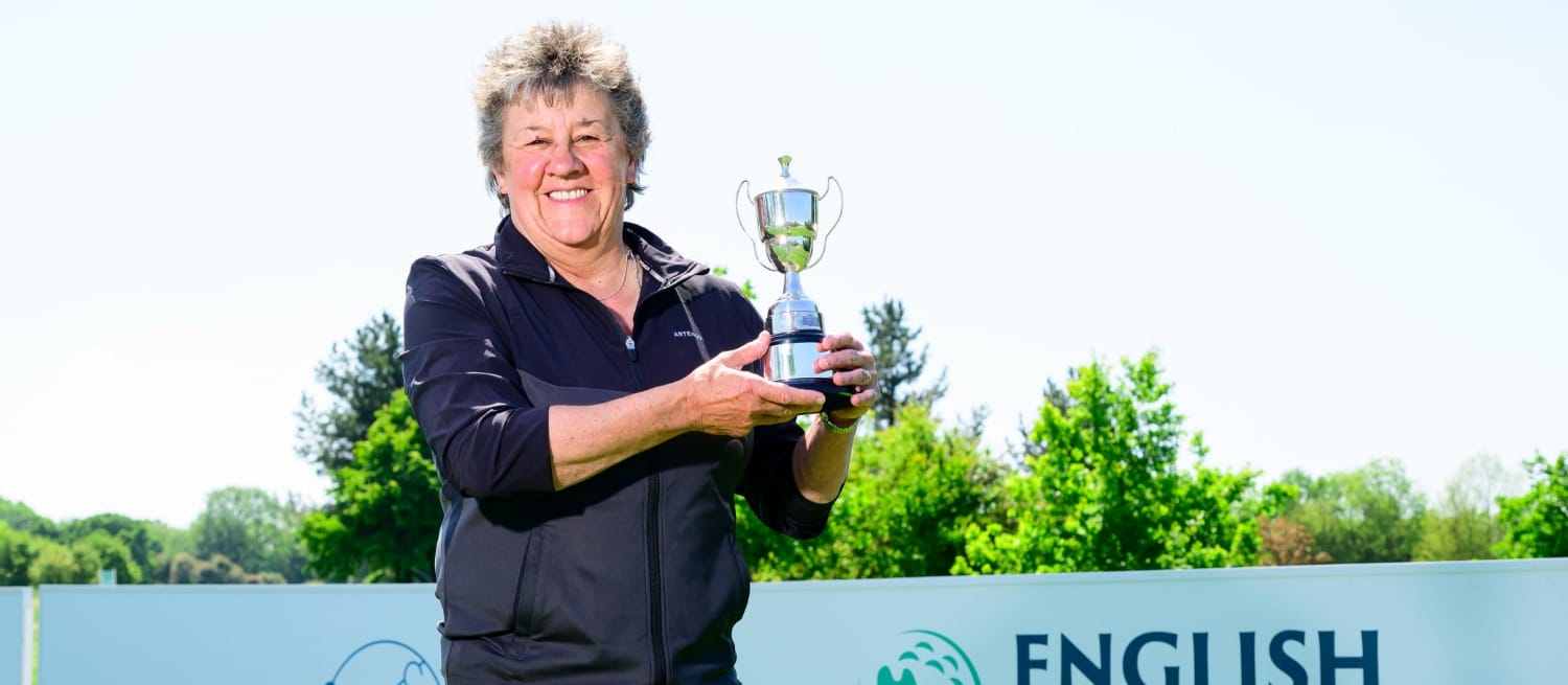 Carol Simpson wins Over 60s title at English Senior Amateur