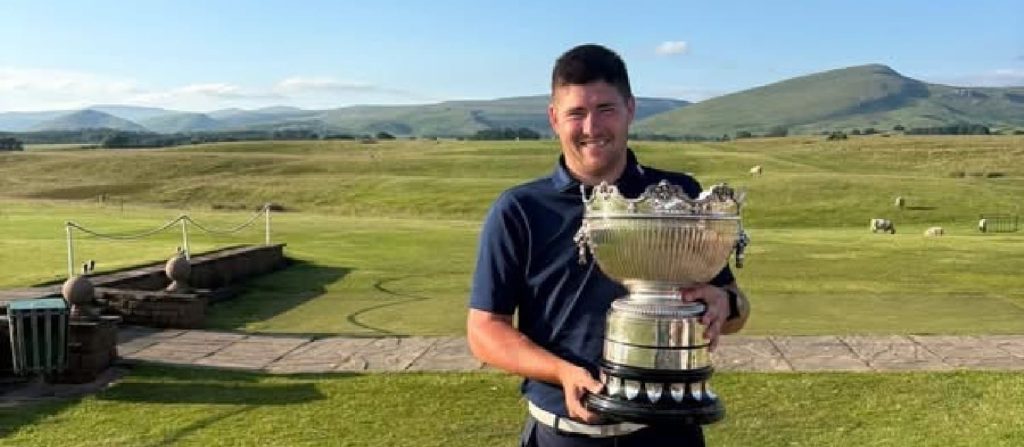 Jack Hunter wins the Cumbria Strokeplay Championship